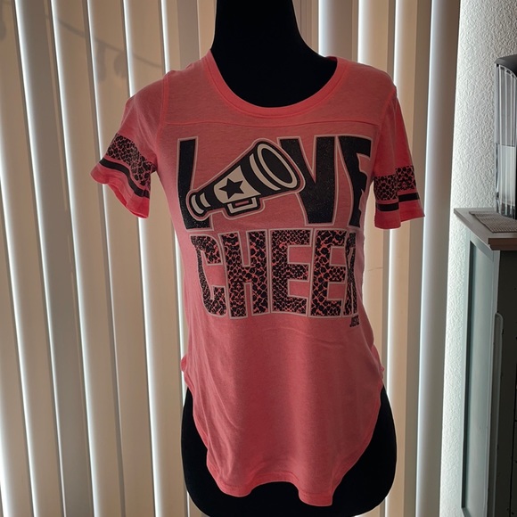 Justice | Shirts & Tops | Bright Pink Justice Cheer Shirt | Poshmark